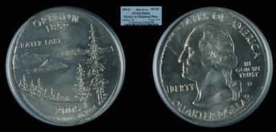 2005-D 25C OR PCGS MS66 Struck on Elliptical Planchet (State Quarter ...
