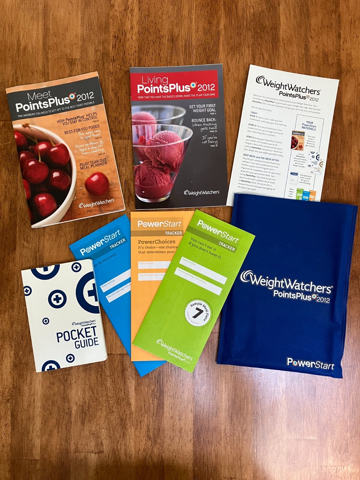 Weight Watchers Points Plus 2012 Starter Kit Pocket Guide Books and ...