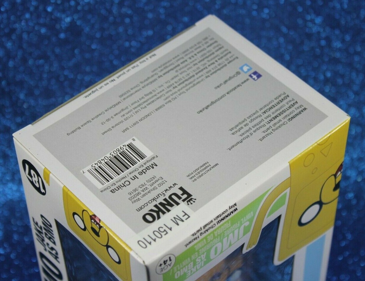 FUNKO POP TELEVISION ADVENTURE TIME #187 JMO JAKE as BMO VAULTED VINYL ...
