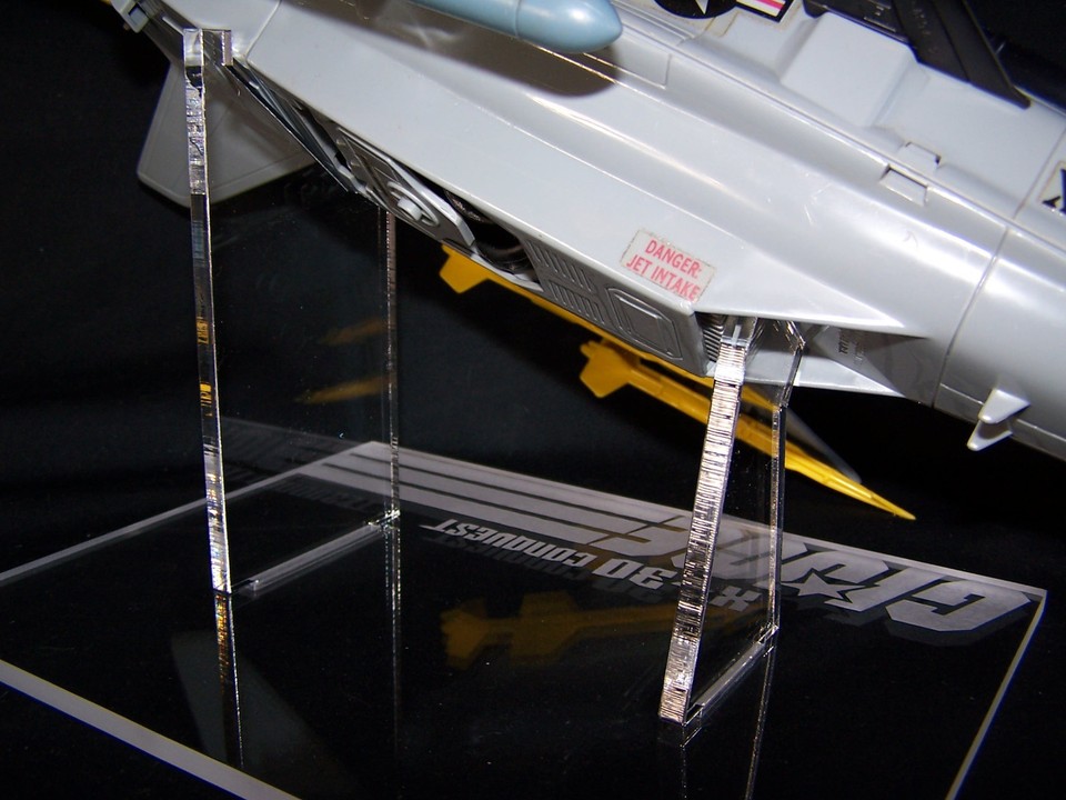 Acrylic display stand for GI Joe X-30 Conquest & Cobra Python Patrol ...