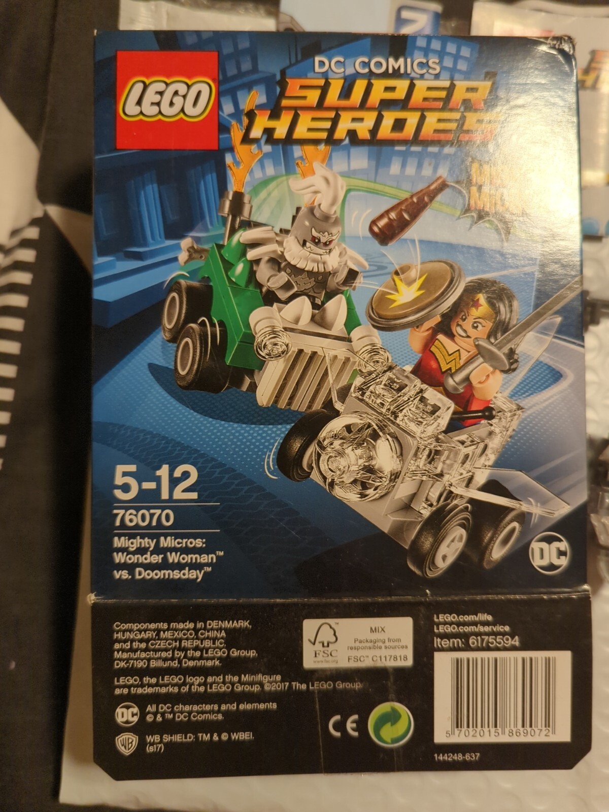 LEGO Set 76070 Mighty Micros Wonder Woman vs Doomsday | eBay Australia