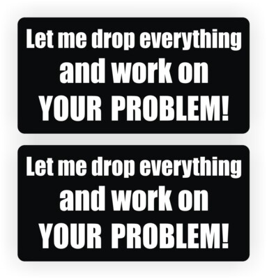 pair - Funny Let Me Drop Everything Hard Hat Stickers | Laborer Foreman ...