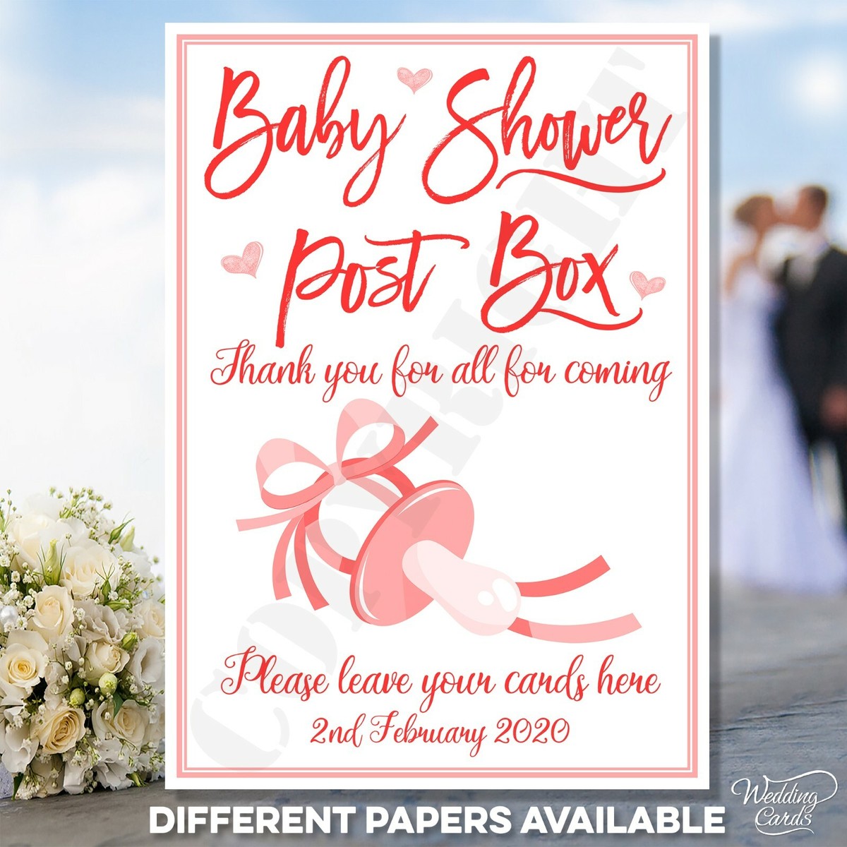 Box Of Baby Shower Invitations