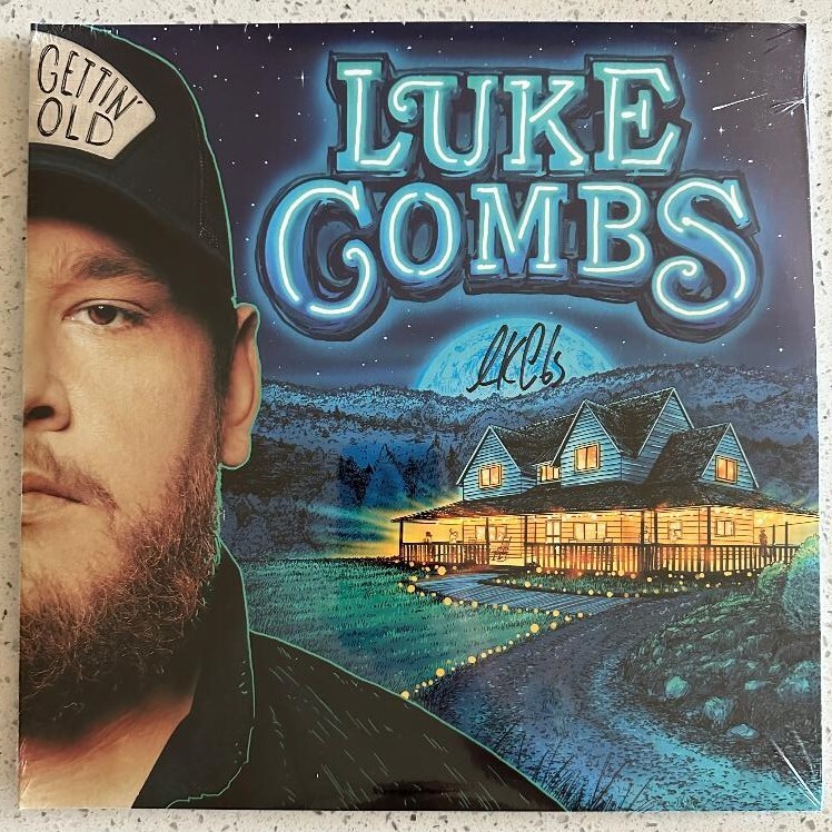 Luke Combs - Gettin' Old 2LP Vinyl with Slipmat - Signed Autographed ...