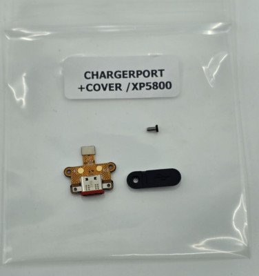 Sonim XP5s XP5800 Replacement Charge Charging Port + Cover Flap + Screw ...