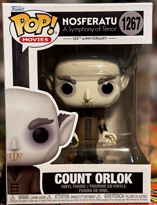 NOSFERATU Funko Pop Movies COUNT ORLOK New Mint w/PROTECTOR Horror 2024 ...