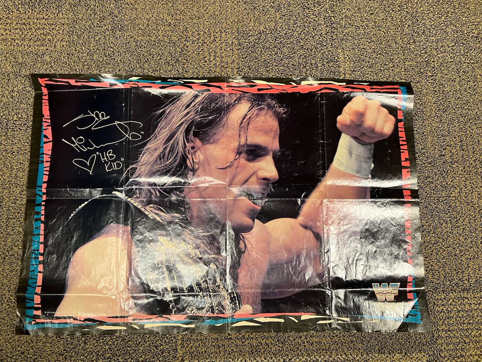 Vintage 1996 Sunny And HBK Shawn Michaels Double Sided Poster Wrestling ...