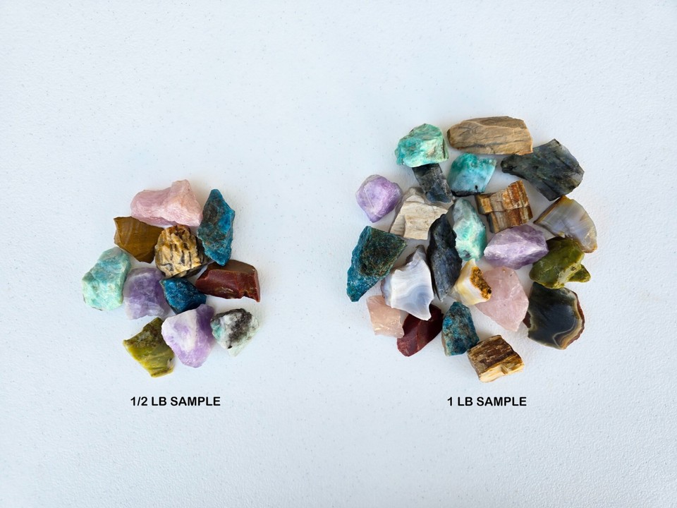 Madagascar Crystals Mix Raw Bulk Rough Gems Stones for Décor Tumbling ...