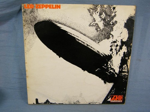 EARLY LP 1ST ALBUM LED ZEPPELIN 1 ALBUM 588171 PURPLE LABEL c1969 ROCK ...