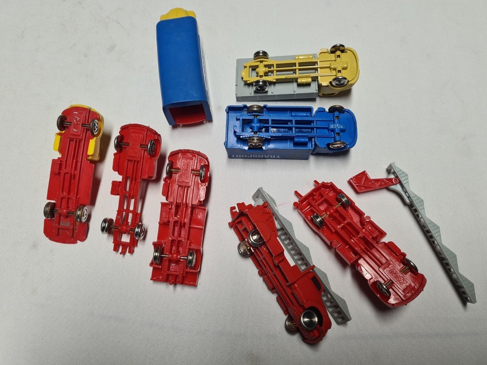 KONVOLUT ALTE H0 1:87 MODELLAUTOS , LEGO CHEVY, MERCEDES L 321 , 60er ...