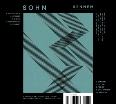 SOHN - RENNEN [DIGIPAK] * NEW CD 652637370829| eBay