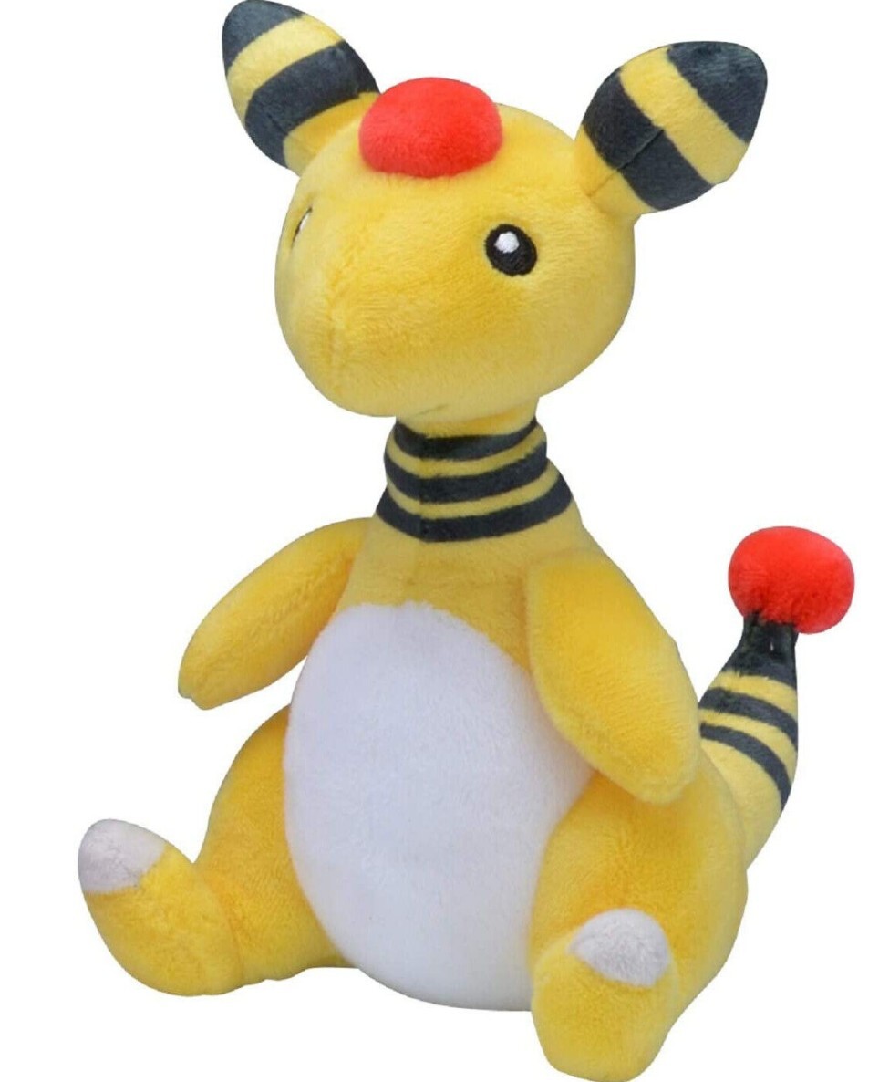 Ampharos 23CM Plush Doll Anime Peripheral Stuffed Plush Toy Gift | eBay