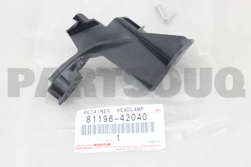 8119642040 Genuine Toyota RETAINER, HEADLAMP 81196-42040 | eBay