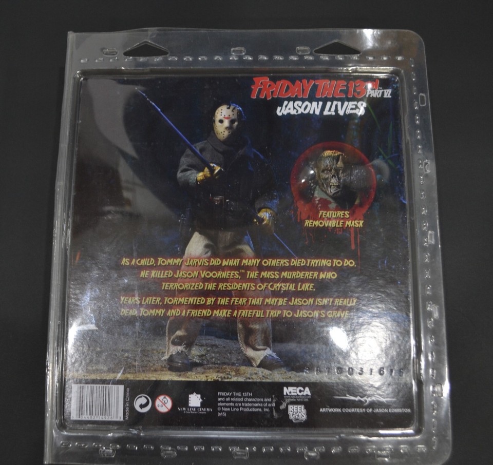 FRIDAY THE 13TH JASON LIVES 8" CLOTHED Action Figure NECA NEW Jason ...