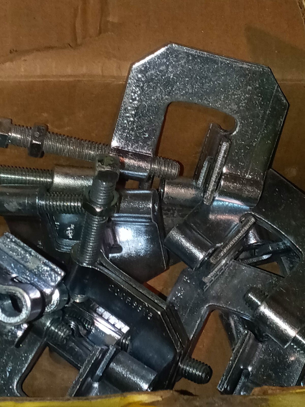 Box Of 10 Erico Caddy 3 4 Beam Clamps Pipe Strut Hanger 200rs375 8 Rod ...