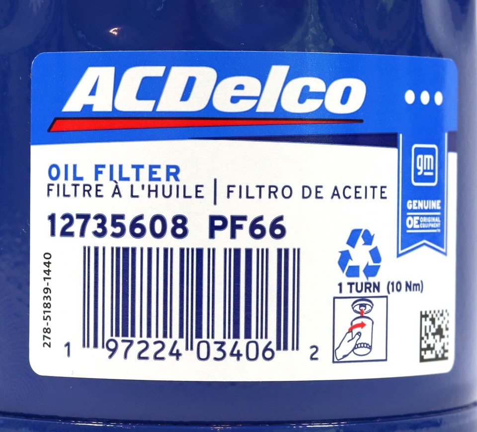 4 Pack 2020–2025 Silverado Sierra LM2 LZ0 Duramax Engine Oil Filter ...