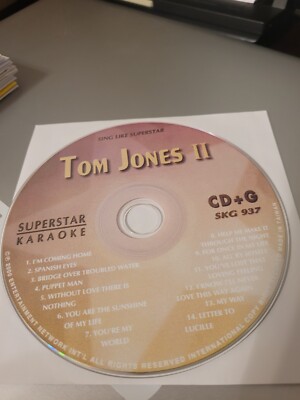 TOM JONES 2 SUPERSTAR KARAOKE CDG | eBay