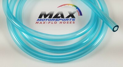Fuel Line 3/16 inch X 5/16 inch CLR AQUA Gas Hose ATV MX MOPED SOLD BY ...