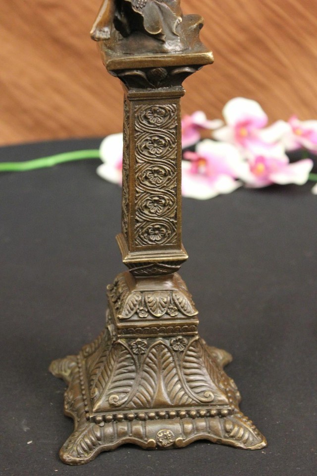 Bronze Hot Cast Statue Cupid Psyche Eros Aphrodite Venus Winged Lovers ...