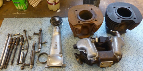 BSA B31 ENGINE PARTS & RACE HEAD & JOB LOT - COLLECTION ONLY CM0 8PX ...