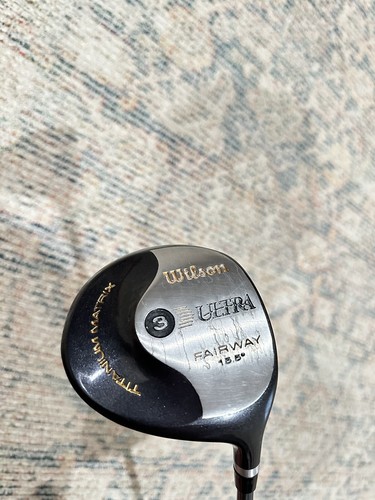 Wilson 3-Wood Ultra 15.5* Titanium Matrix Regular Flex Carbon Graphite ...