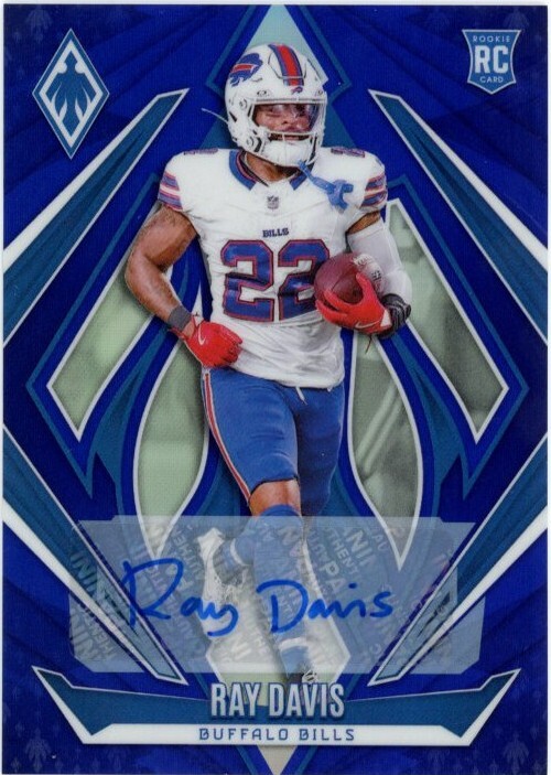 2024 Panini Phoenix - Rookies Ray Davis #233 Blue Autographs /49 (AU ...