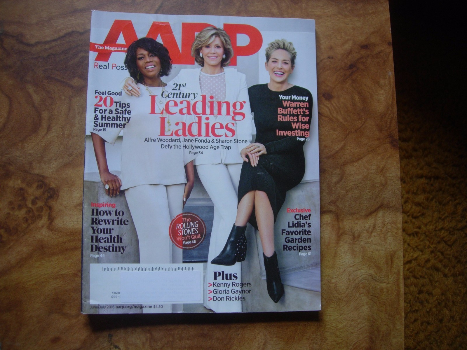 AARP The Magazine Cover Leading Ladies June/July 2016 | eBay