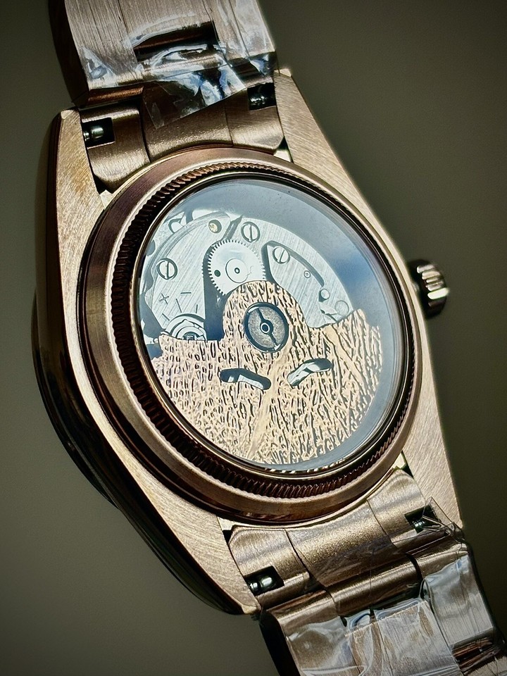 NH34/NH35/NH36/NH70 Rotor Cover - Rose Gold Custom Rotor - Seiko Mod ...