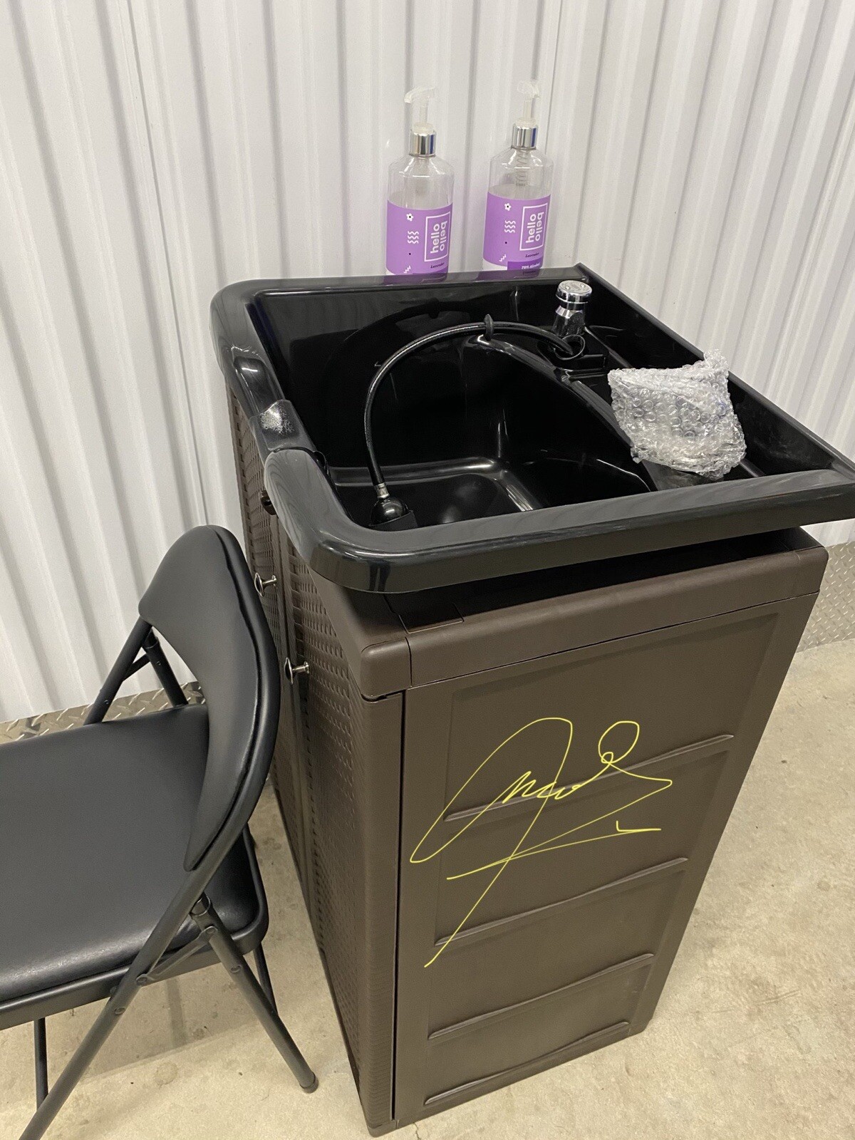 Backwash Shampoo Bowl Sink Beauty Spa Salon Equipment Station Unit ...