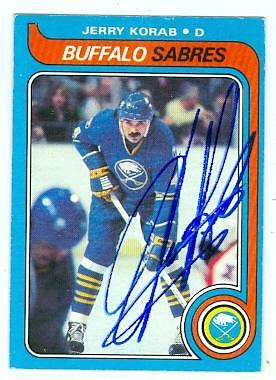 Jerry Korab autographed hockey card (Buffalo Sabres) 1978 Topps #74 | eBay