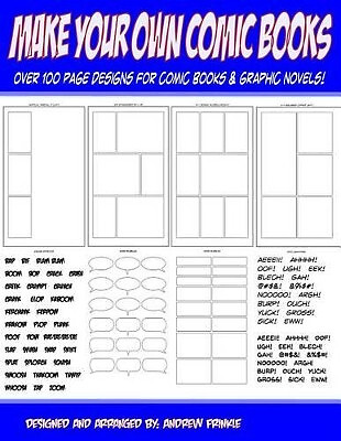Make Your Own Comic Books: Over 100 Page Designs for Comic Books ...