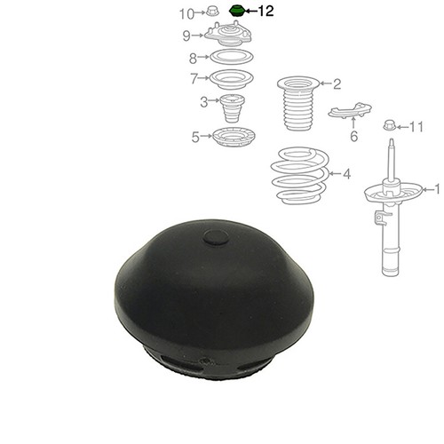 2016-2021 Honda Civic Front Shock Absorber Mounting Cap Cover For ...