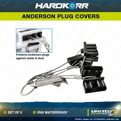 Hardkorr Set of 5 Anderson Plug Covers - Protects Plugs Against Water ...