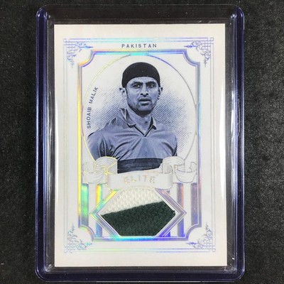 2024 Futera Vintage Cricket SHOAIB MALIK Elite Memorabilia Relic ...