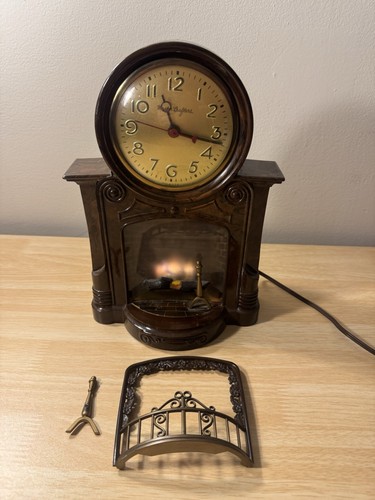 Vintage 1950's MasterCrafters Bakelite Fireplace Clock-Works, 272 | eBay