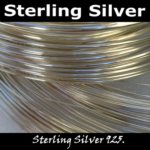 Solid Sterling Silver Wire 0.3mm, 0.7mm, 1mm, Round Wire Rod Fine ...