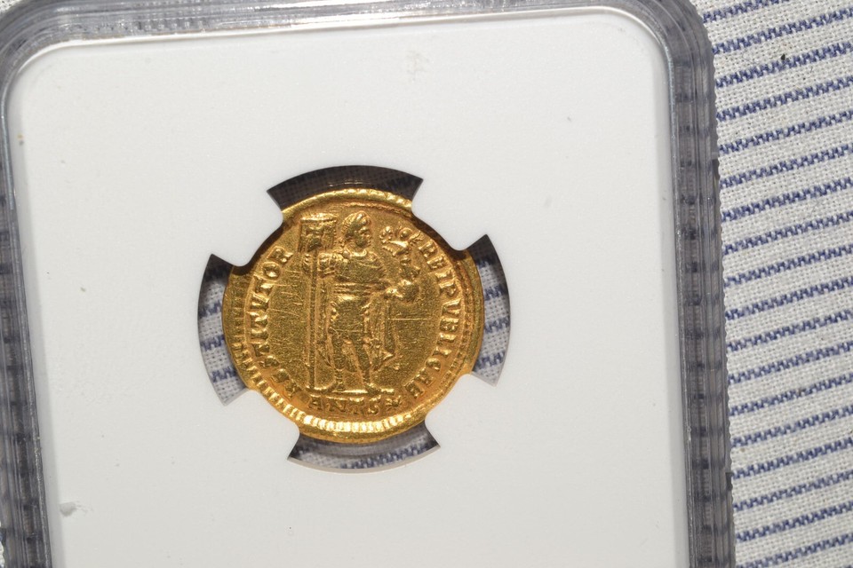 Valens AV Solidus Gold Roman Ancient Coin 364-378 AD - Certified Graded ...