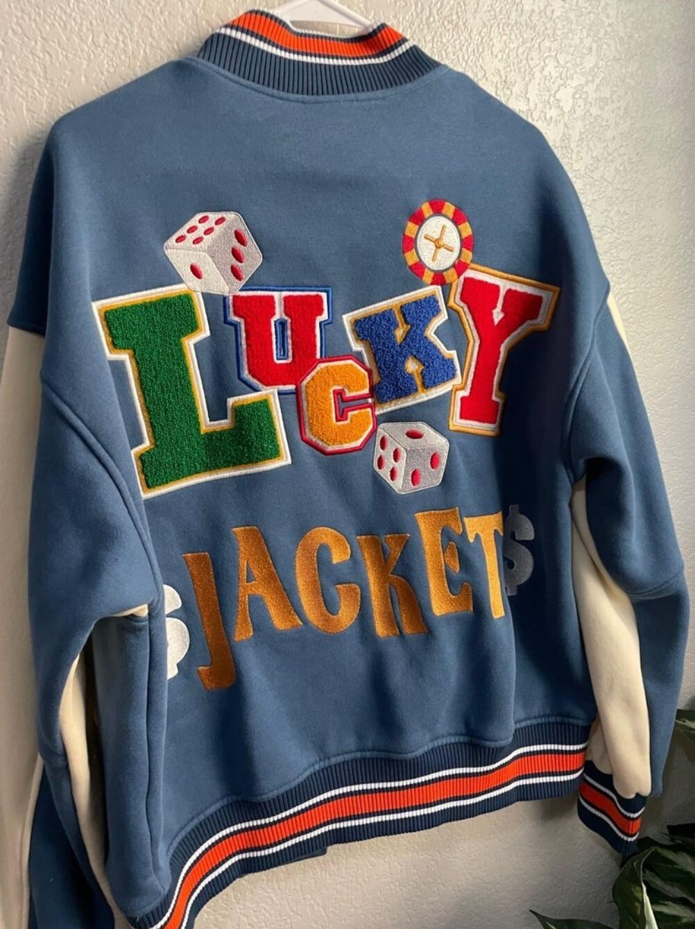 New Wave Street Culture by Inflation Varsity Poker Lucky Jacket ...