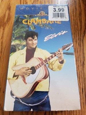Clambake - Elvis Presley (VHS, 1996, Movie Time) - Brand New ...