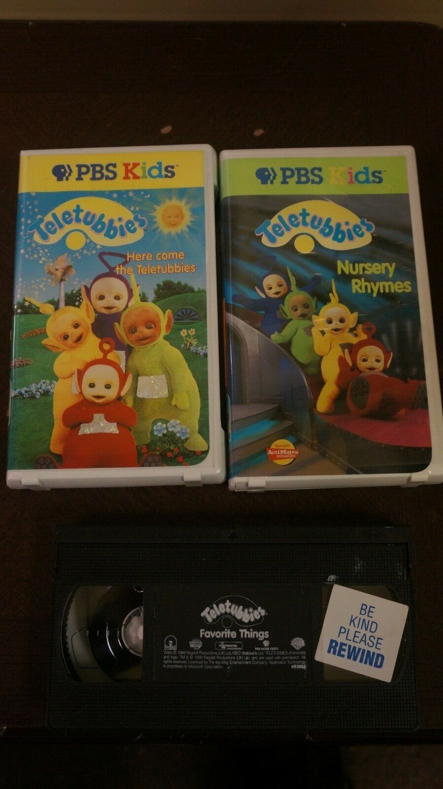 LOT OF 3 TELETUBBIES VHS TAPES-PBS KIDS HERE | Grelly USA