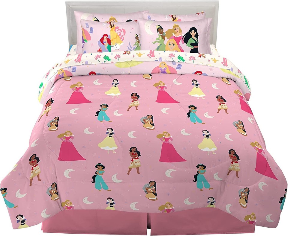 Disney Princess "Always Inspire" Kids Reversible Full Bed Set ...