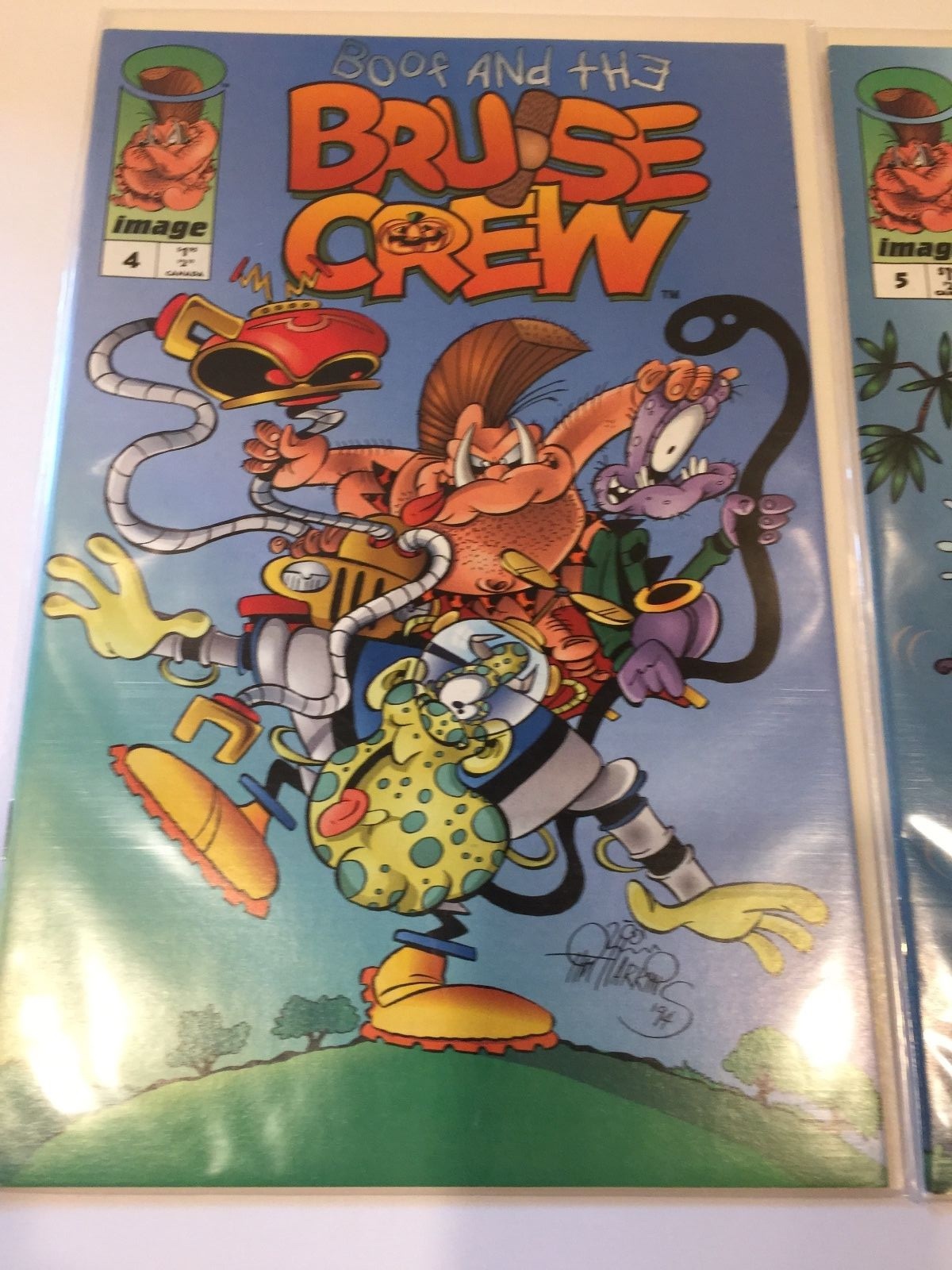 Boof and the Bruise Crew Comics # 4 5 6 - Bagged and Boarded - Used | eBay