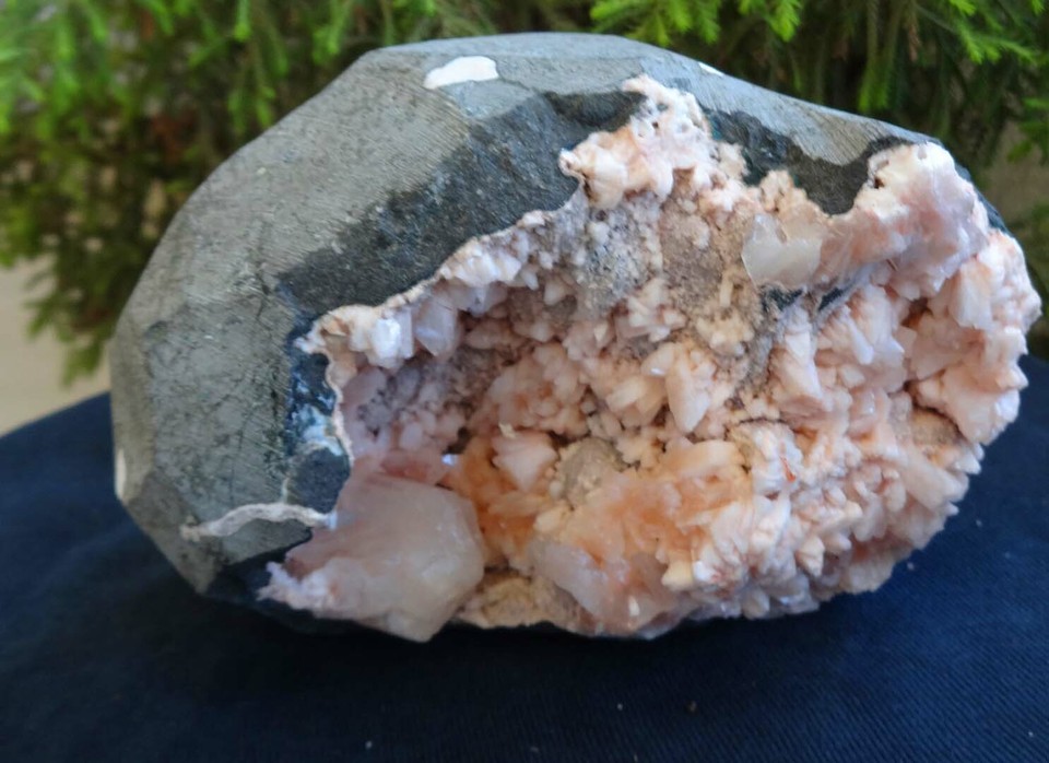 Stilbite On Heulandite Geode Rock Crystals & Mineral Specimens K=2 ...