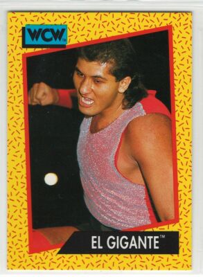 El Gigante 1991 Impel WCW Wrestling #89 WWE Jorge Gonzalez | eBay