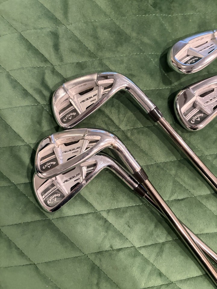 Callaway Rogue Pro Iron Set 3-PW+AW Recoil 95 f3 reg new grips | eBay