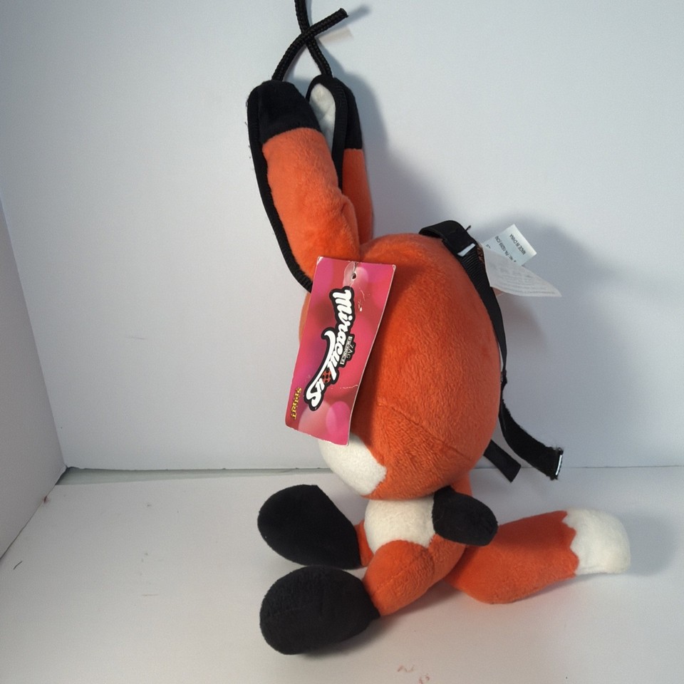 NEW NWT 12" Miraculous Ladybug Rena Rouges FOX Plush Stuffed Spirit ...