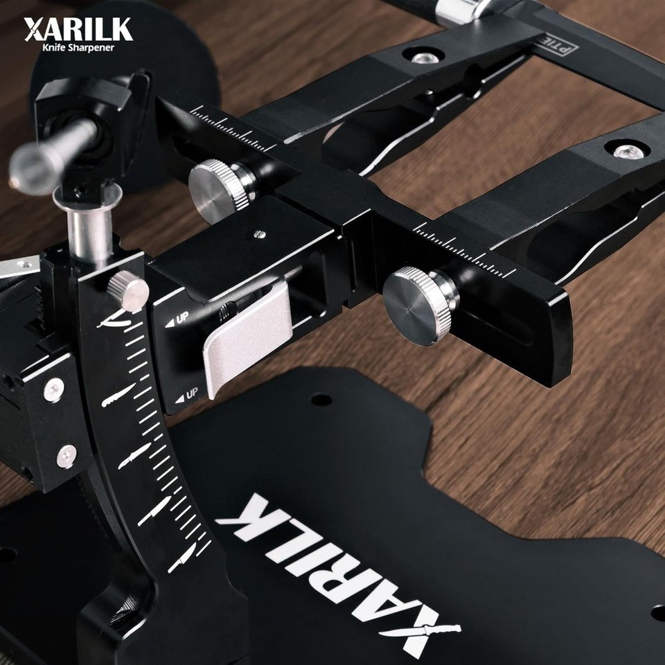 Guided Knife Sharpening System Professional Kit with 3 Aluminum Plates ...