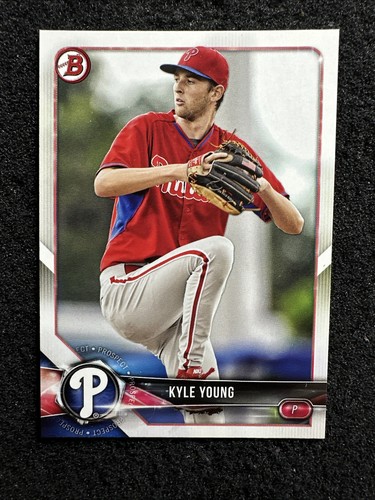 KYLE YOUNG #BP129 2018 Bowman Baseball QTY Philadelphia Phillies | eBay