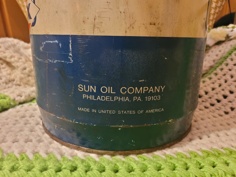 Vintage Sunoco DX 5 Gallon Gas & Petroleum Can - Complete NICE ...
