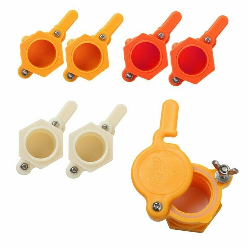 2X Nylon Bee Honey Tap Gate Valve Beekeeping Tool Extractor Bottling ...